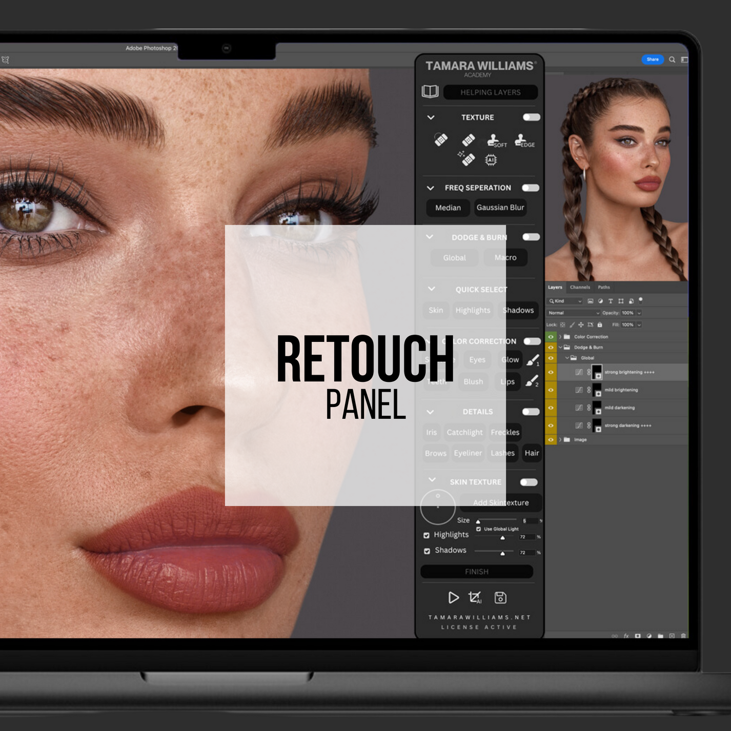 Williams Academy AI Retouch Panel